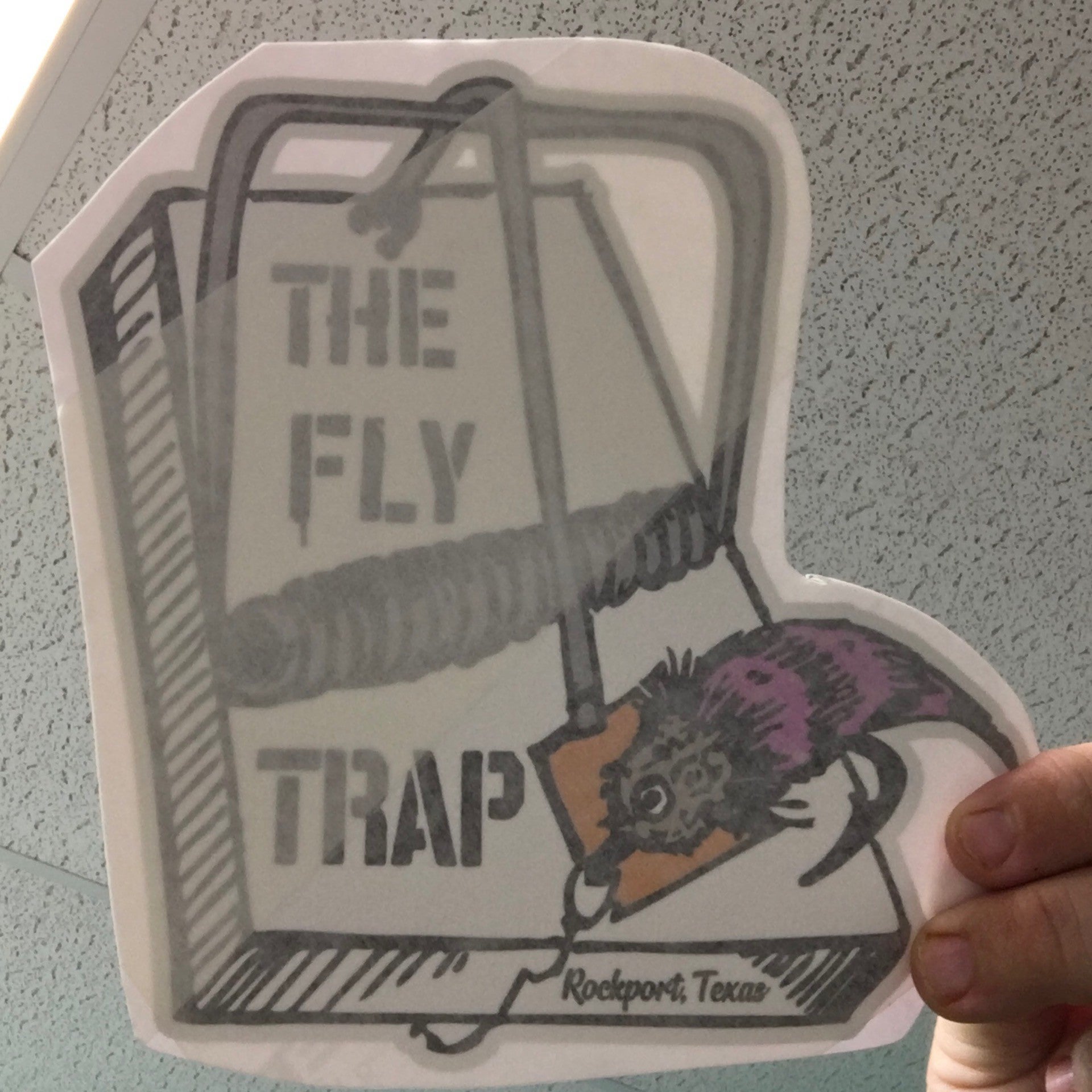 Lg. Fly Trap Logo Sticker | The Fly Trap